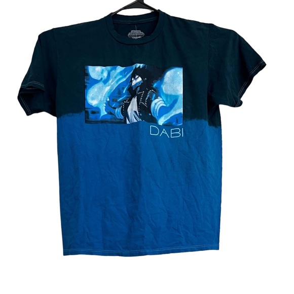 Tops | Oversized My Hero Academia Dabi Blue Flame Crew Neck Tee | Poshmark